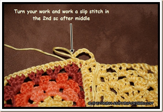 stefanina's dream: Free round little pocket in granny square : tutorial